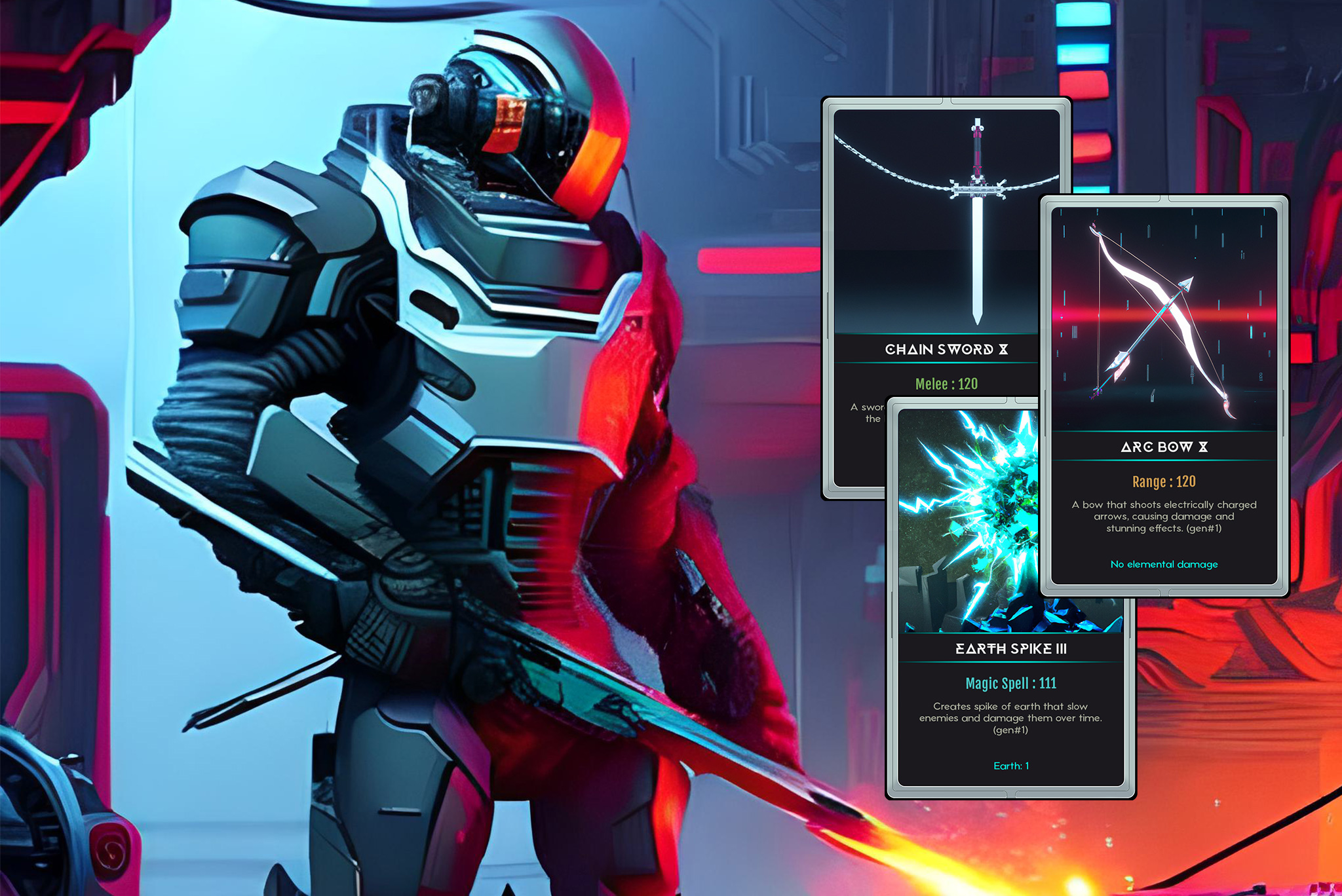 Weapon Mastery - AI-Generated Mining Card Game